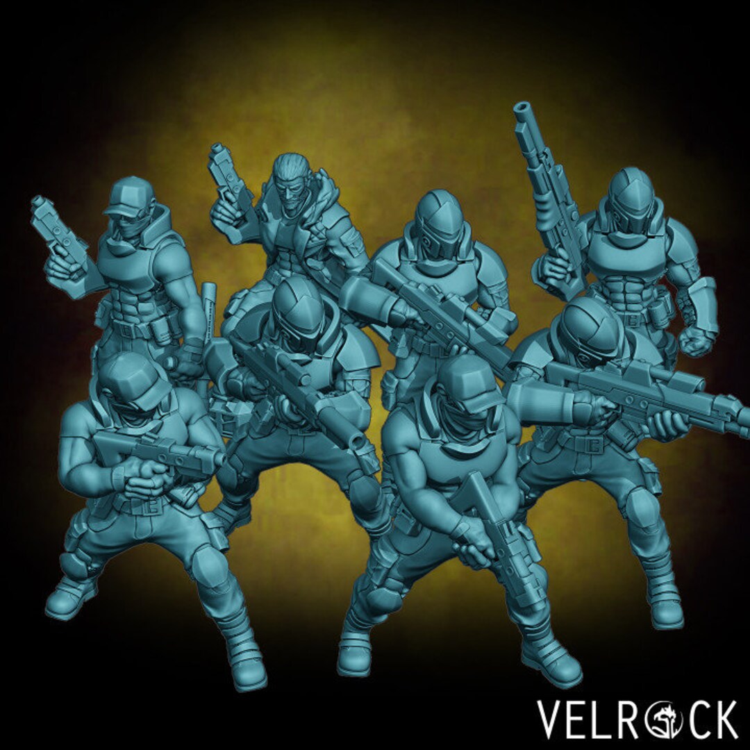 Sector Task Force - Male (8 Variants Available) - Velrock - Etsy