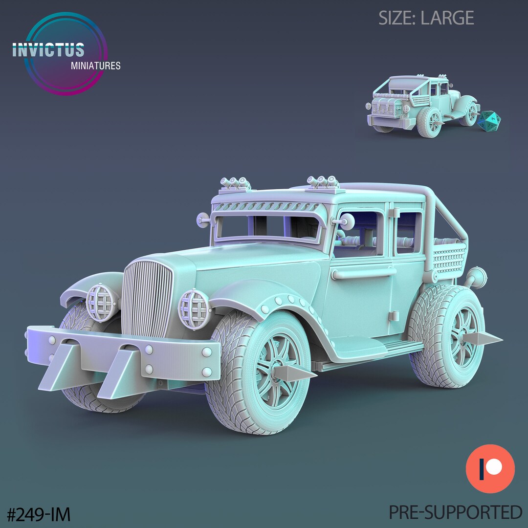 Patrol Car - Invictus Miniatures - Etsy