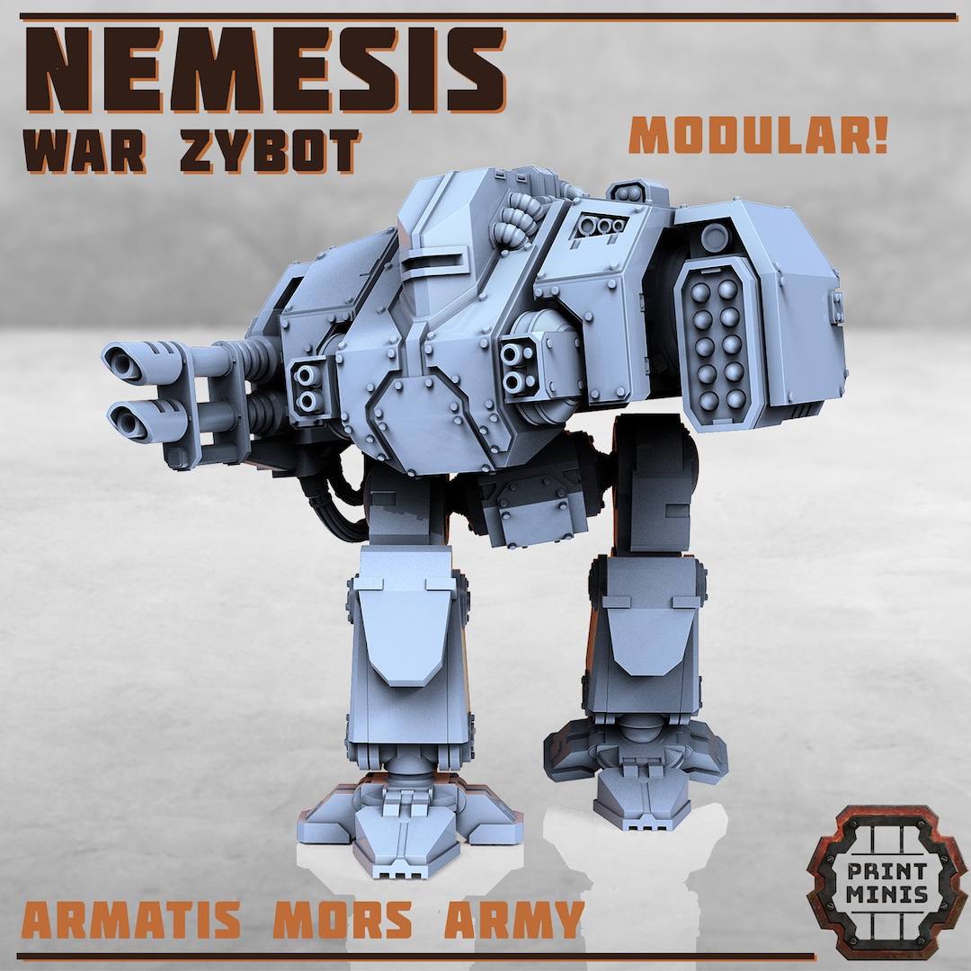 Nemesis - War Zybot (5 Variants Available) - Print Minis - Etsy