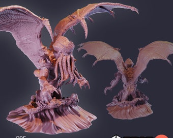 Cthulhu Elder God Dnd Miniature EPIC MONSTER Miniatures for - Etsy