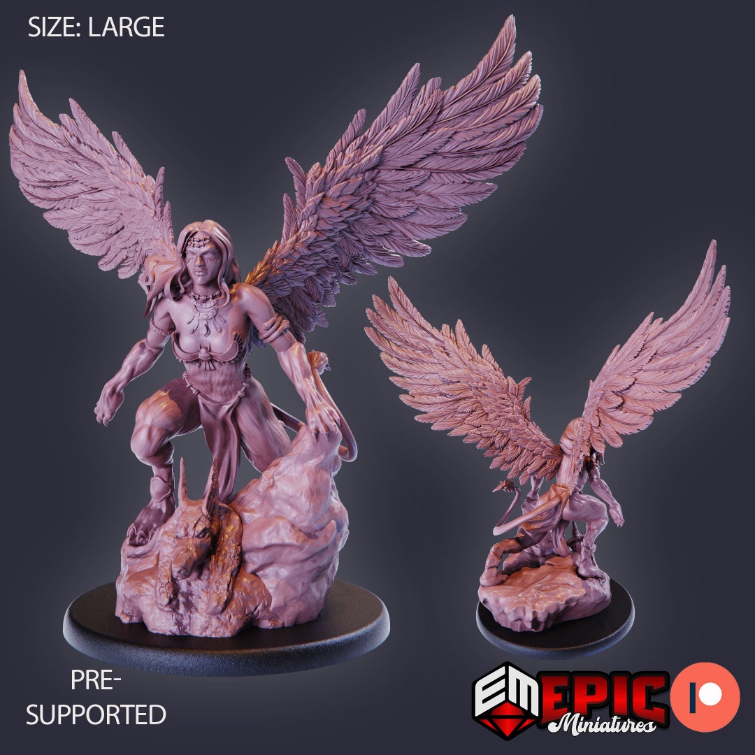 Gynosphinx (3 Variants) - Epic Miniatures - Etsy
