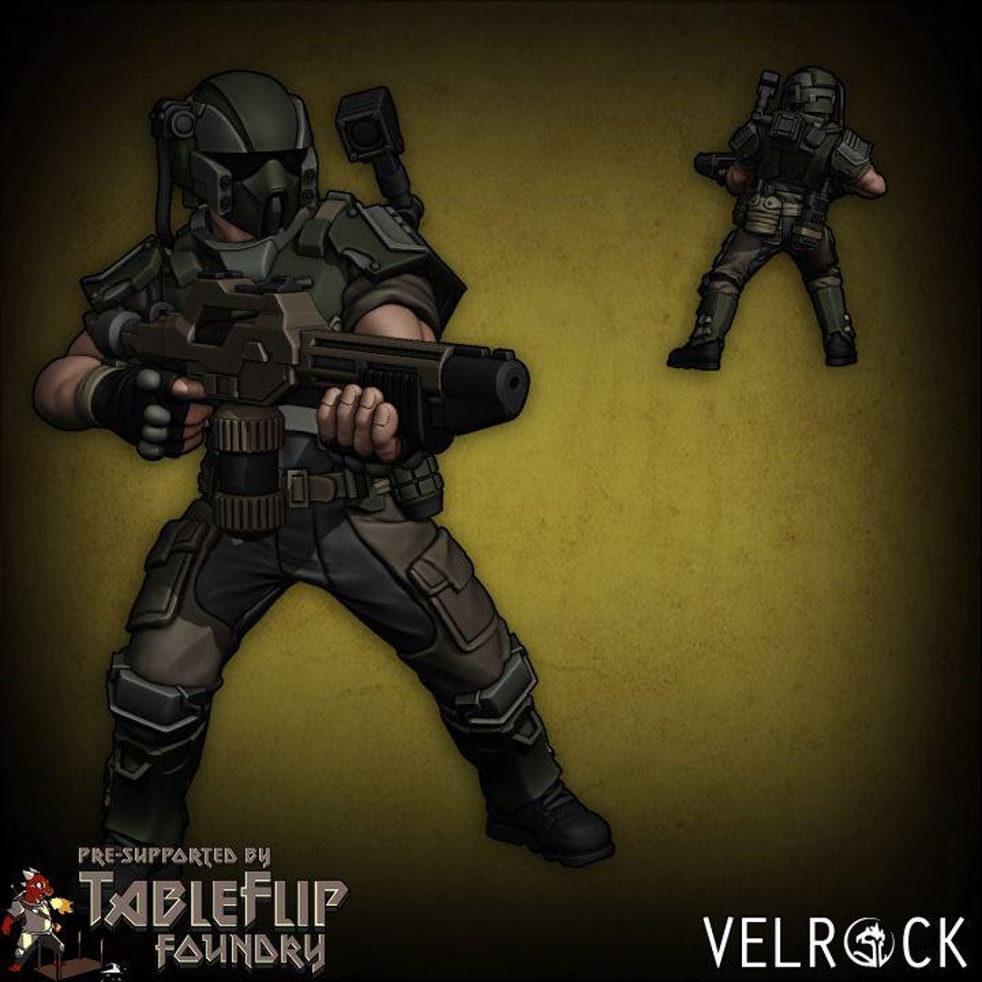 Colonial Marines, Set 2 (5 Variants Available) - Velrock - Etsy