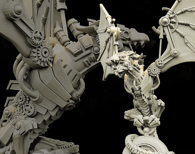 Clockwork Dragon - Etsy