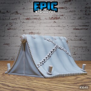 Camp Tents Terrain Set - Epic Miniatures - Etsy