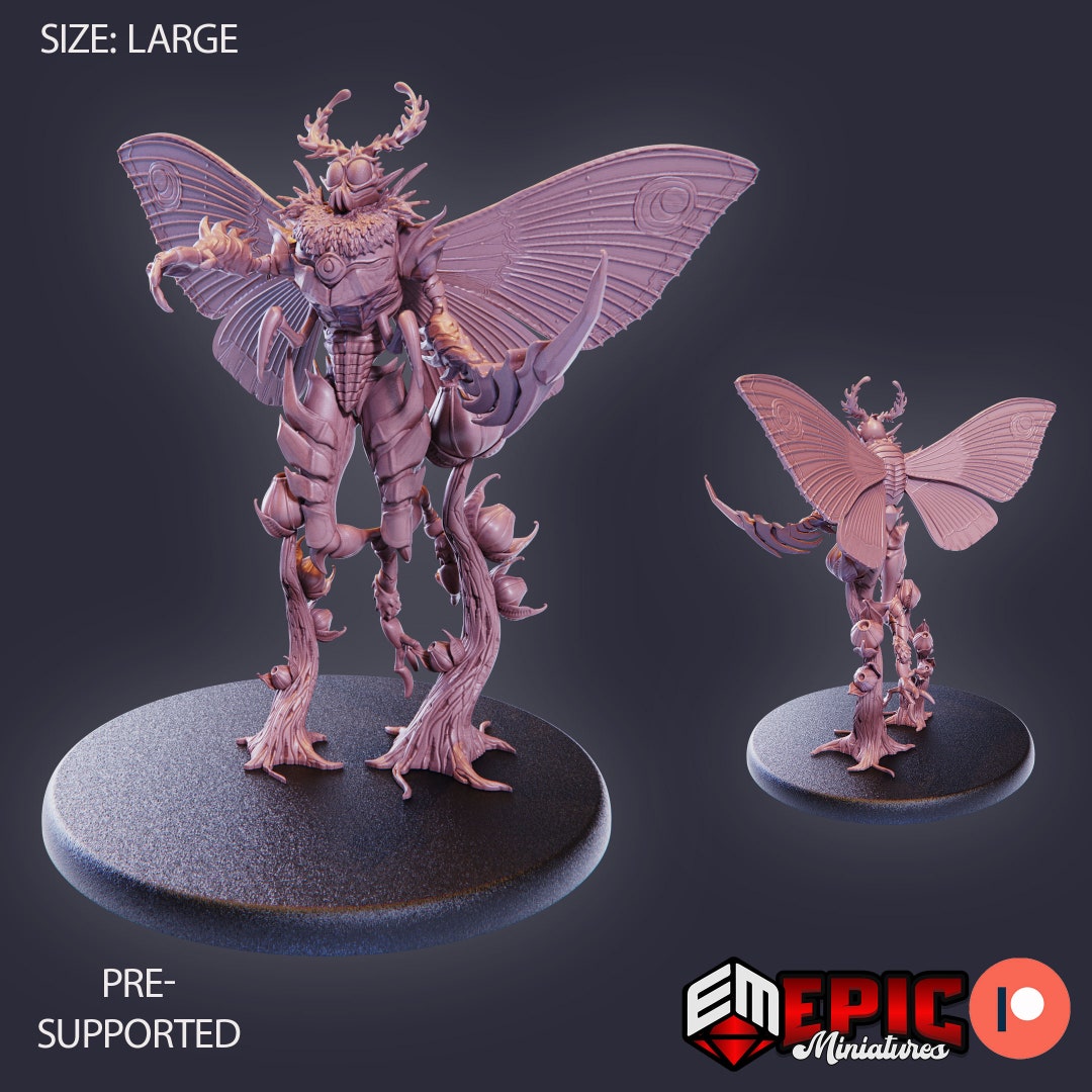 Moth Man (3 Variants Available) - Epic Miniatures - Etsy