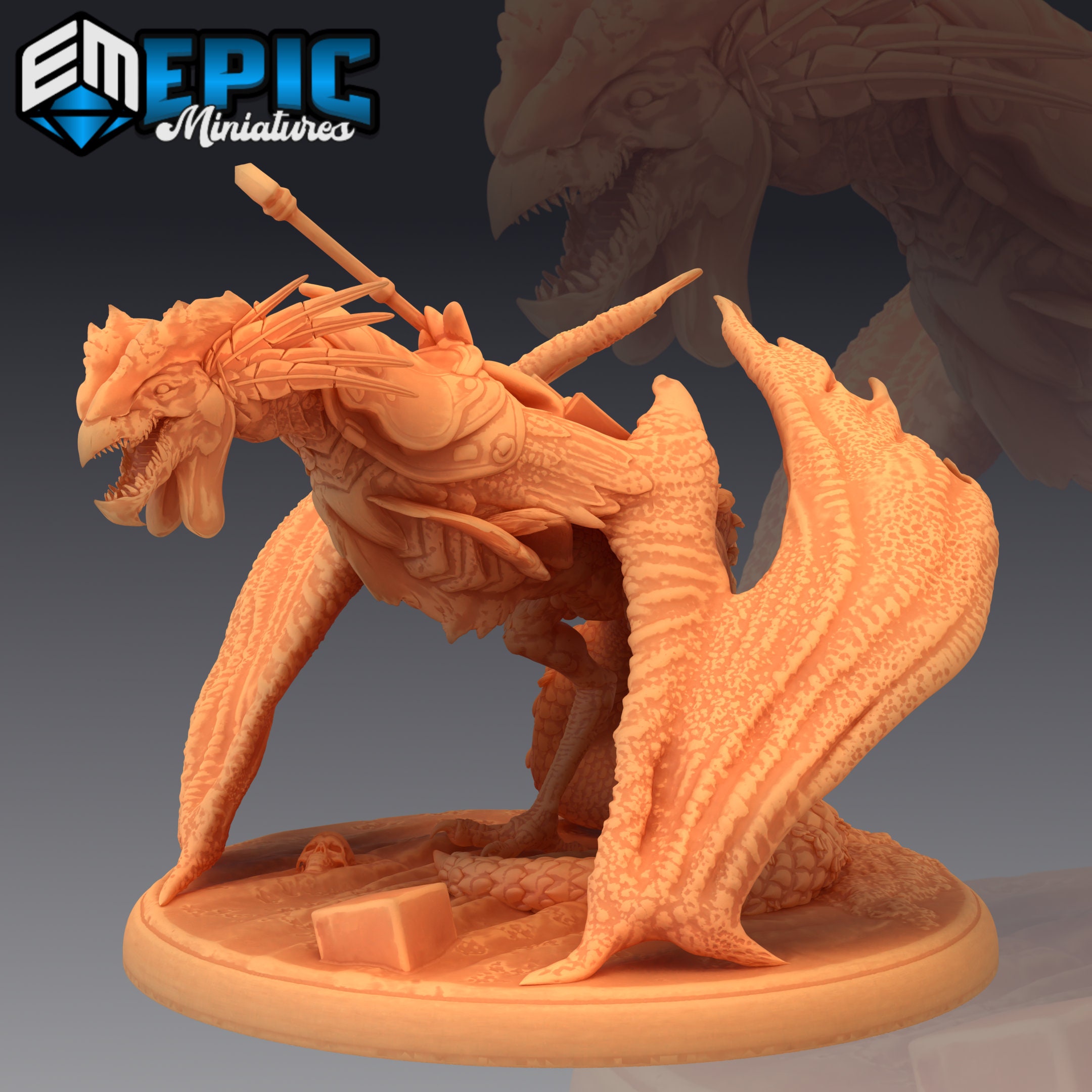 Cockatrice (3 Variants Available) - Epic Miniatures - Etsy