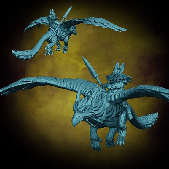 Griffon and Rider 2 Variants Available Velrock - Etsy