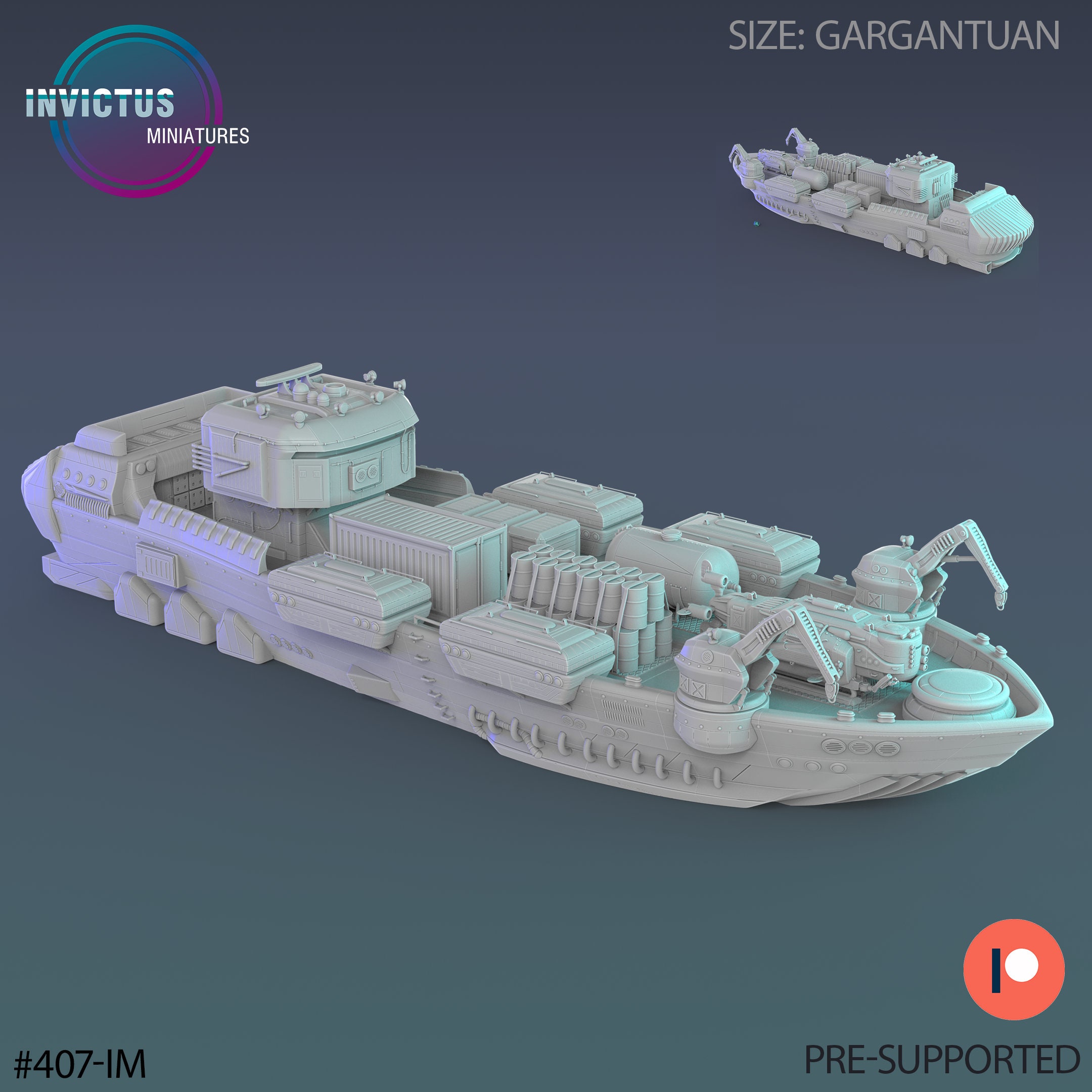 Science Ship - Invictus Miniatures - Etsy