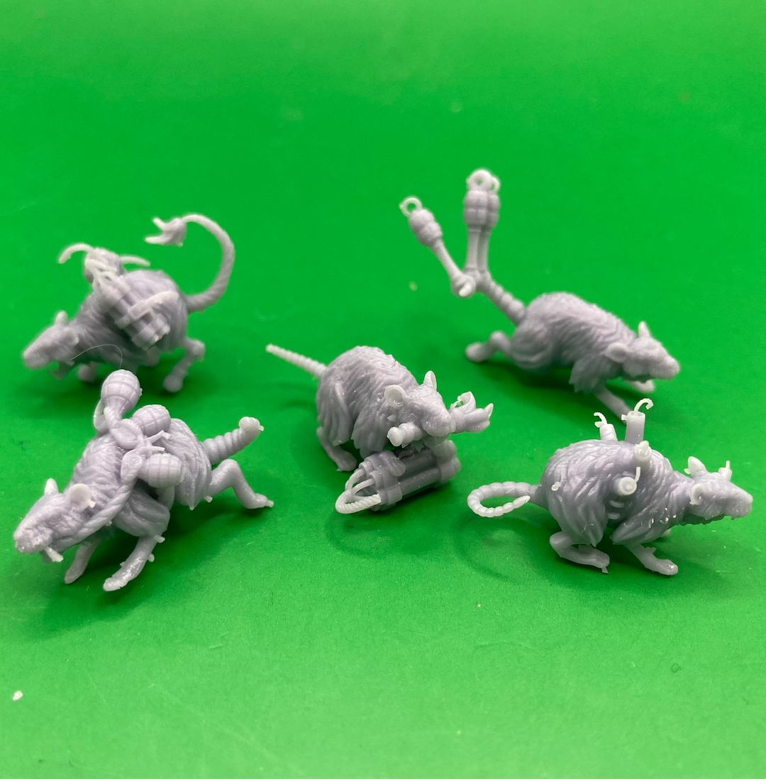 War Rats - Purifier Gang Pets (5 Variants Available) - Print Minis - Etsy