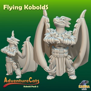 Flying Kobold 5 Variants Available Kawna Minis - Etsy