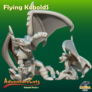 Flying Kobold 5 Variants Available Kawna Minis - Etsy