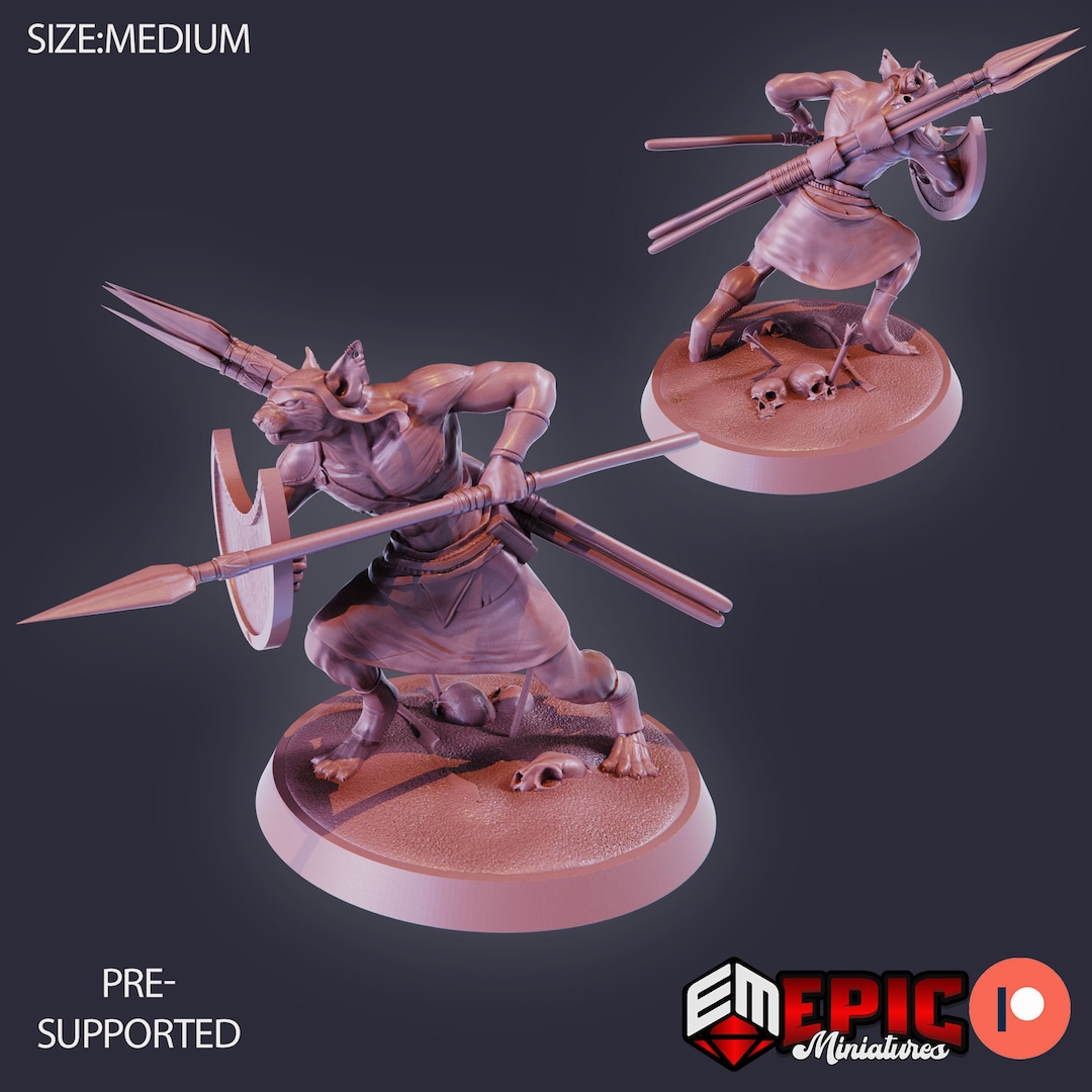 Catfolk Sphynx 3 Variants Epic Miniatures - Etsy