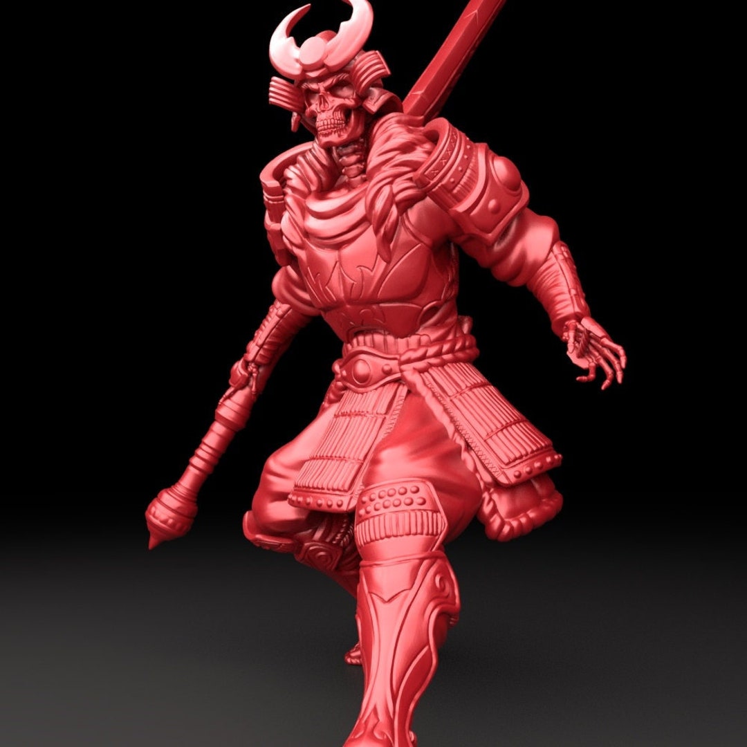 Skeleton Samurai (3 Poses Available) - Brayan Nafarrate - Etsy