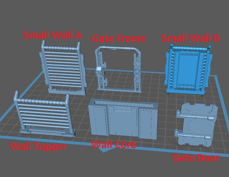 Narok Prison Walls and Floors Modular Scenery Kit Print - Etsy