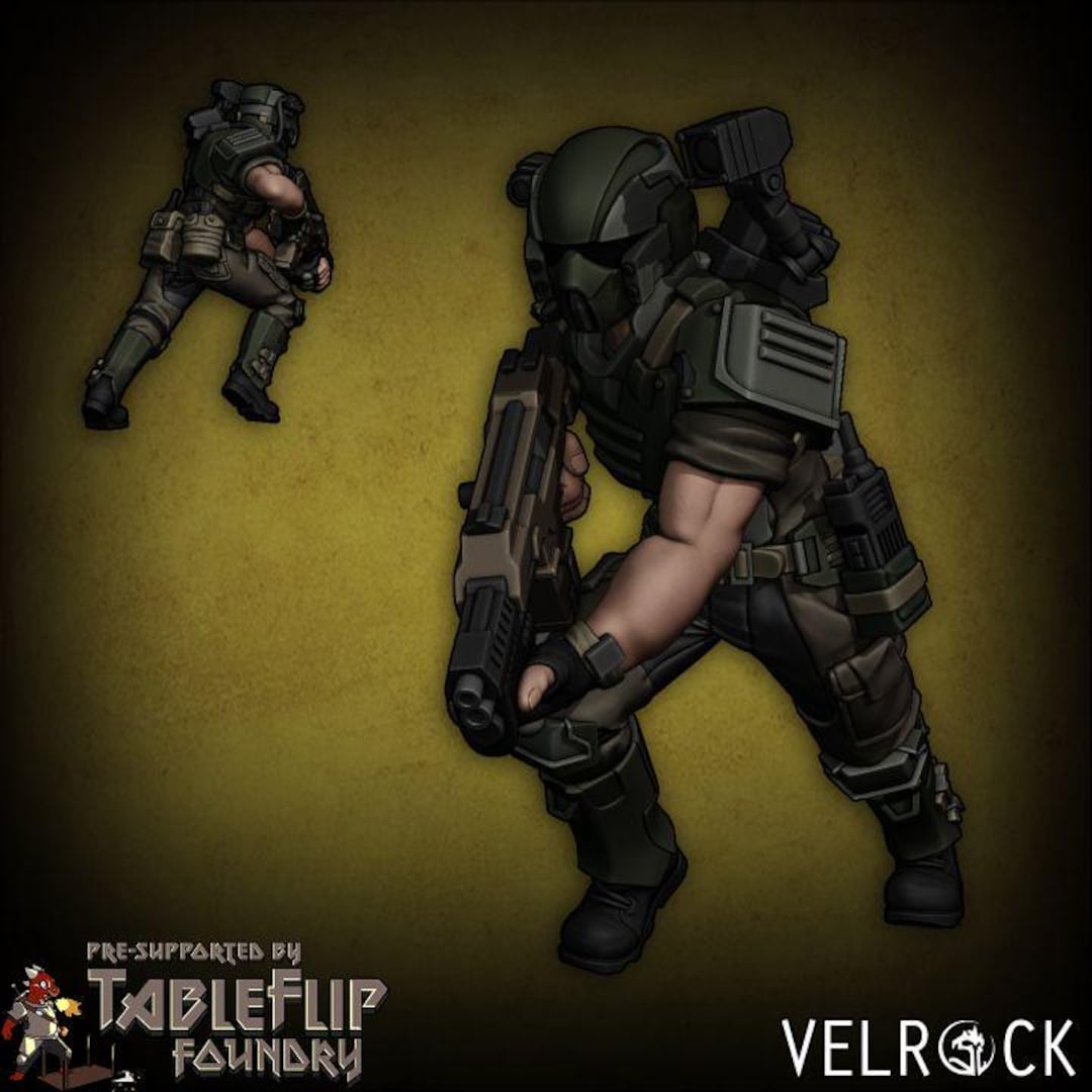 Colonial Marines, Set 3 (5 Variants Available) - Velrock - Etsy