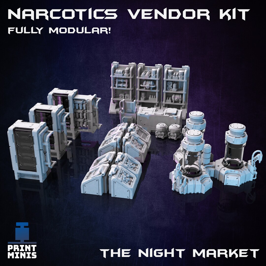 Narcotics Vendor Kit - Print Minis - Etsy