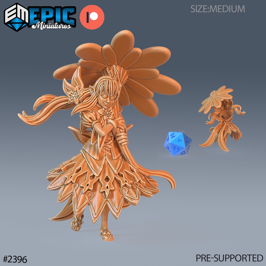 Flower Pixie (3 Variants Available) - Epic Miniatures - Etsy