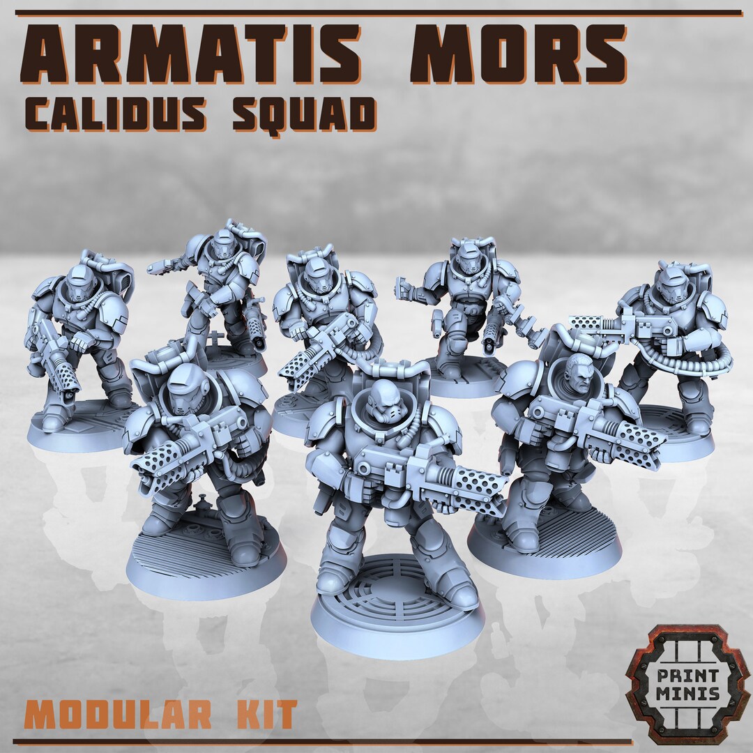 Armatis Mors Warriors (8 Variants Available) - Print Minis - Etsy