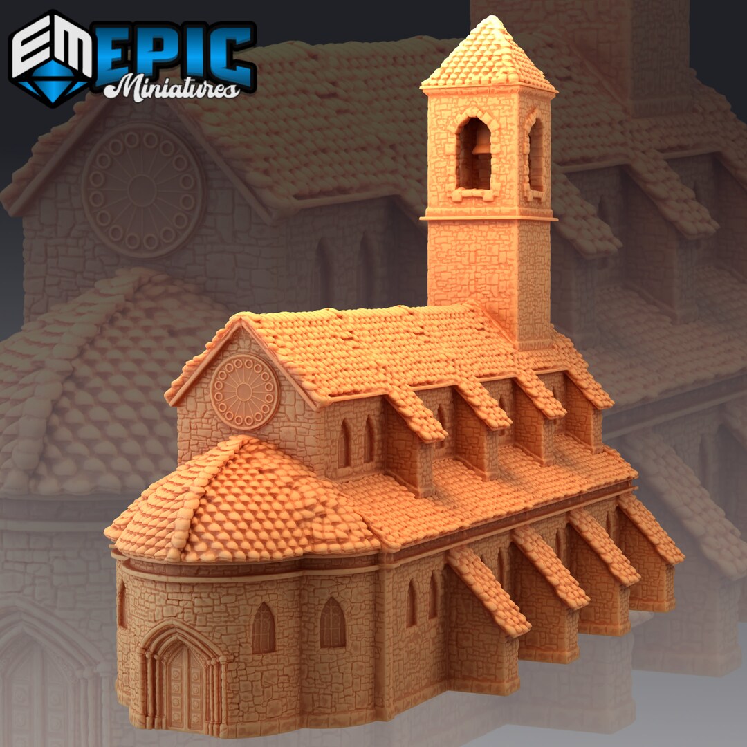 Abandoned Church - Epic Miniatures - Etsy