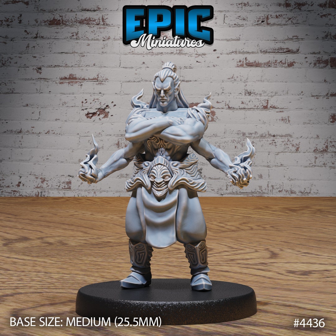 Rage Demon Asura 4 Variants Available Epic Miniatures - Etsy