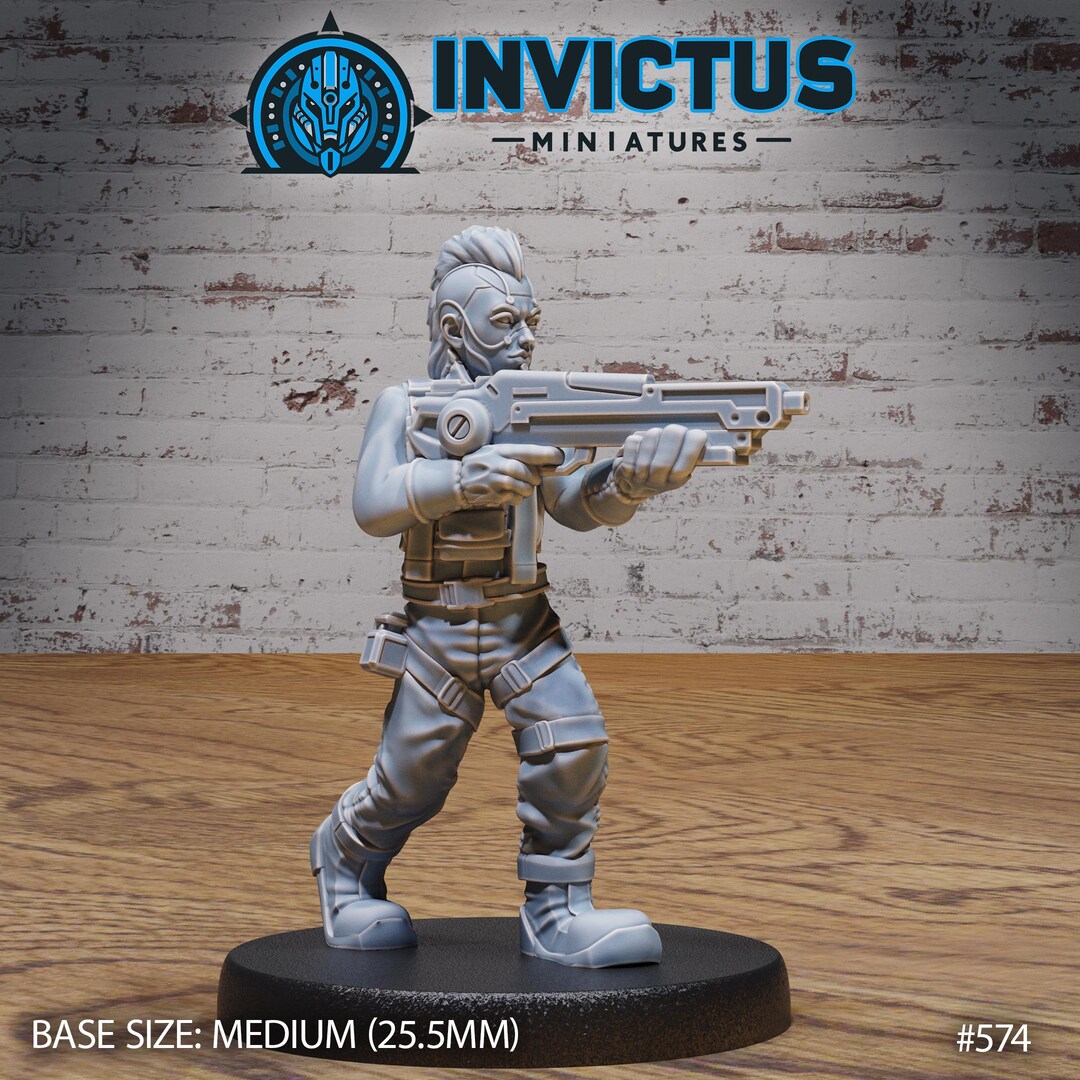 Cyber Thug - Invictus Miniatures - Etsy