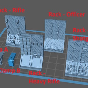 Container Armory Kit - Scenery Kit - Print Minis - Etsy