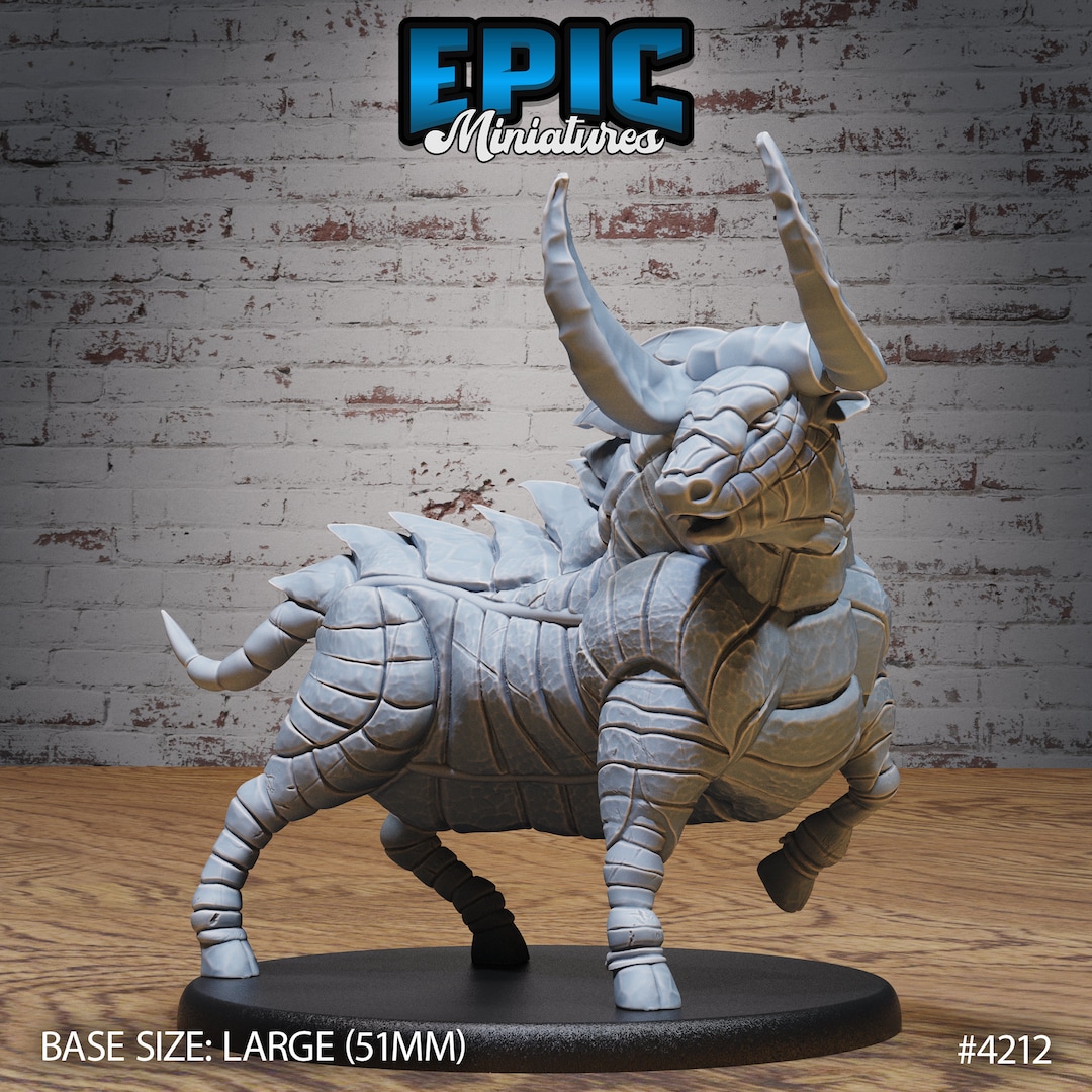Metal Bull Gorgon 3 Variants Available Epic Miniatures - Etsy