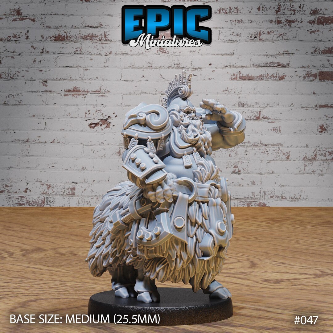 Goat Centaur Dwarf (3 Variants Available) - Epic Miniatures - Etsy