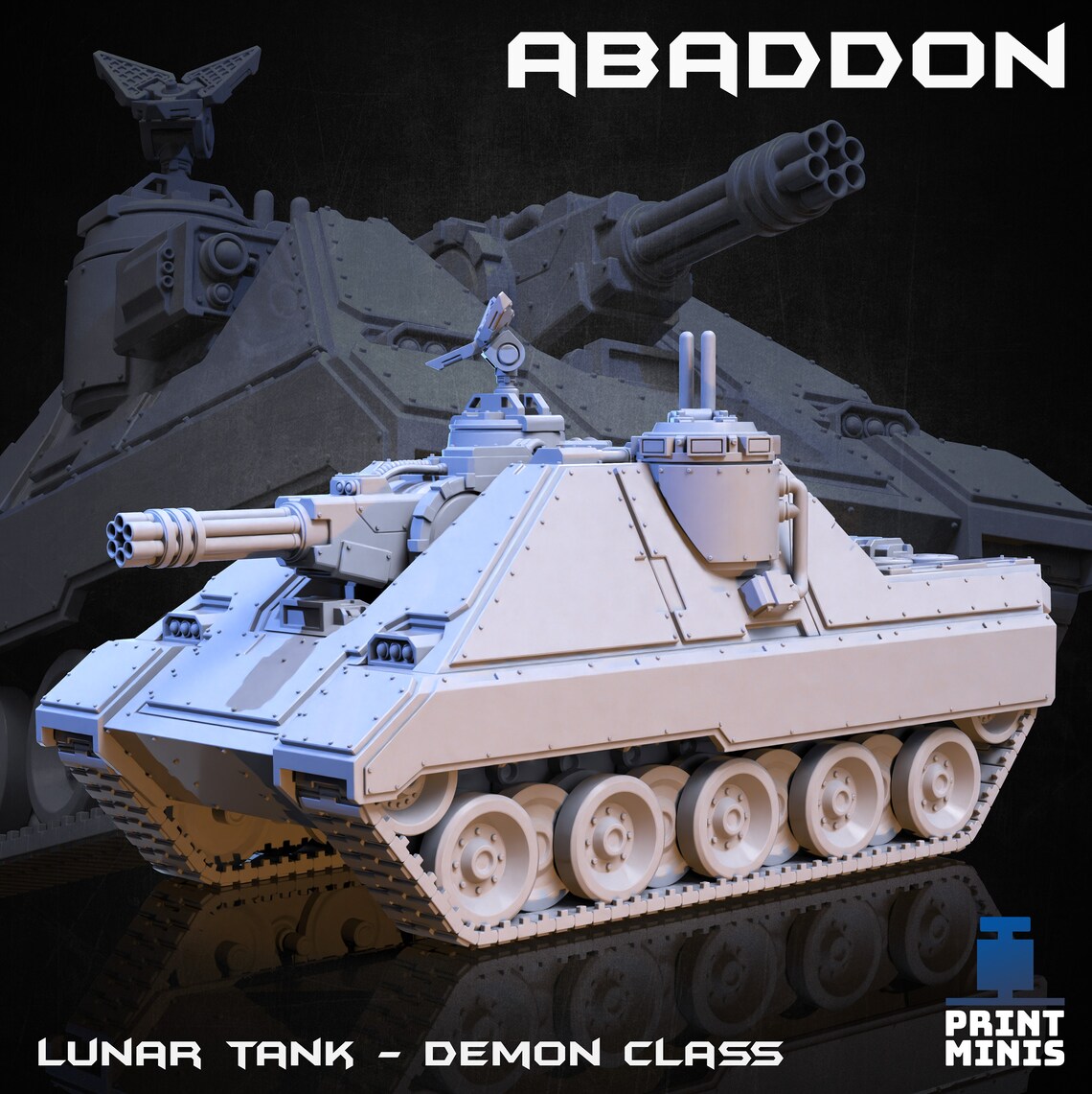 Demon Class Tanks 2 Variants Available Print Minis - Etsy