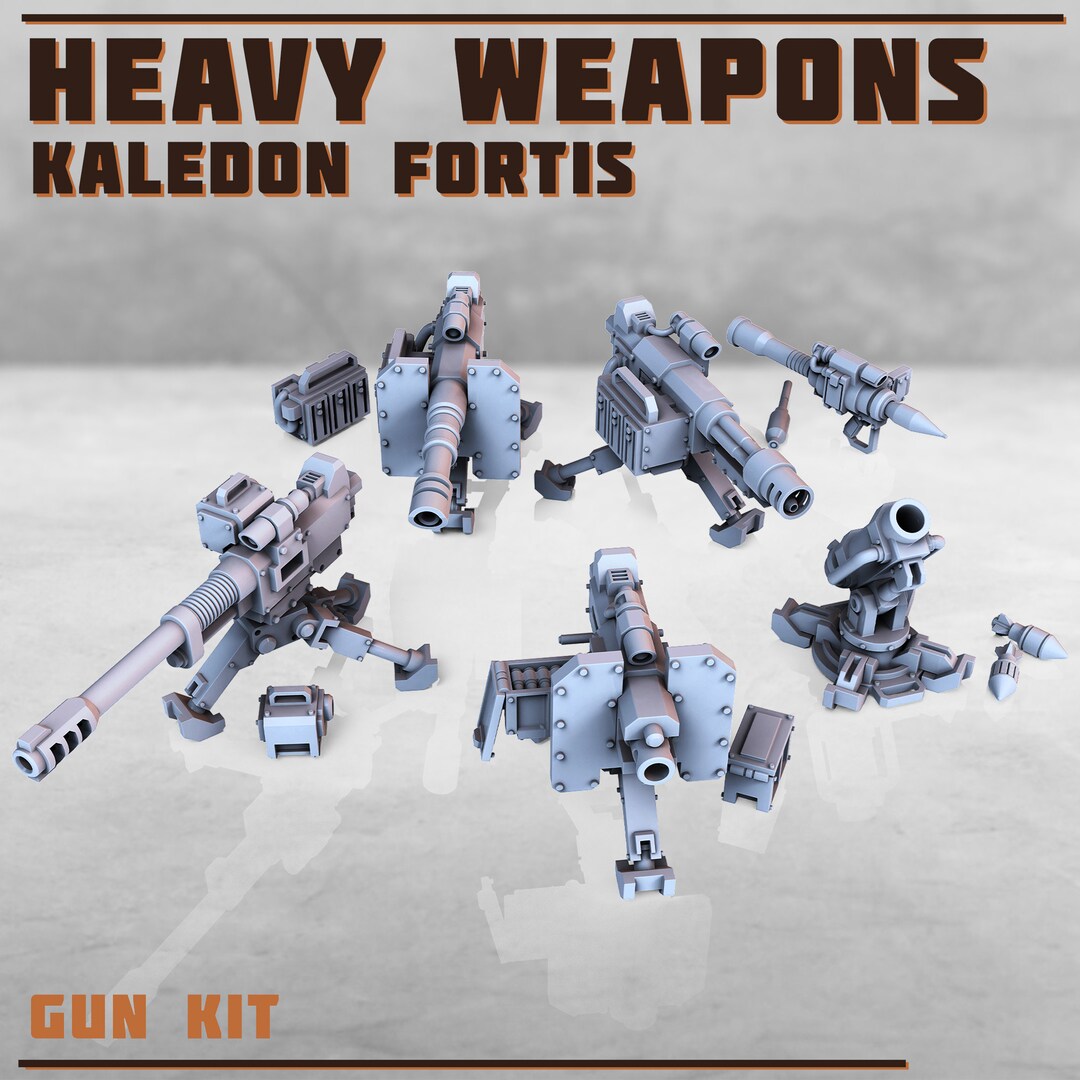 Heavy Weapon Kit (6 Variants Available) - Print Minis - Etsy