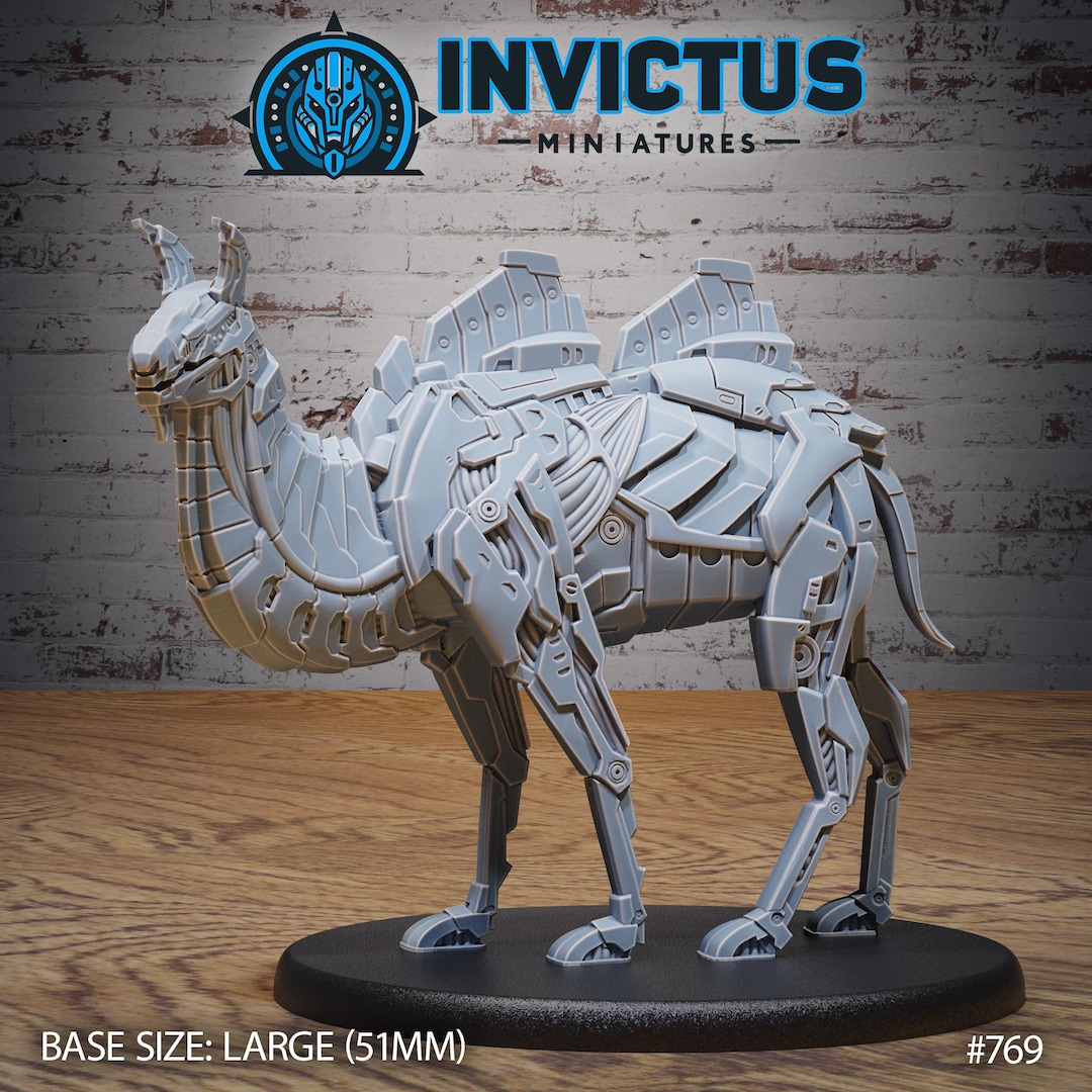 Mech Camel (3 Variants Available) - Invictus Miniatures - Etsy