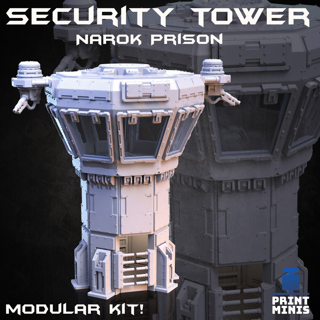 Narok Prison Control Tower (3 Variants Available) - Print Minis - Etsy