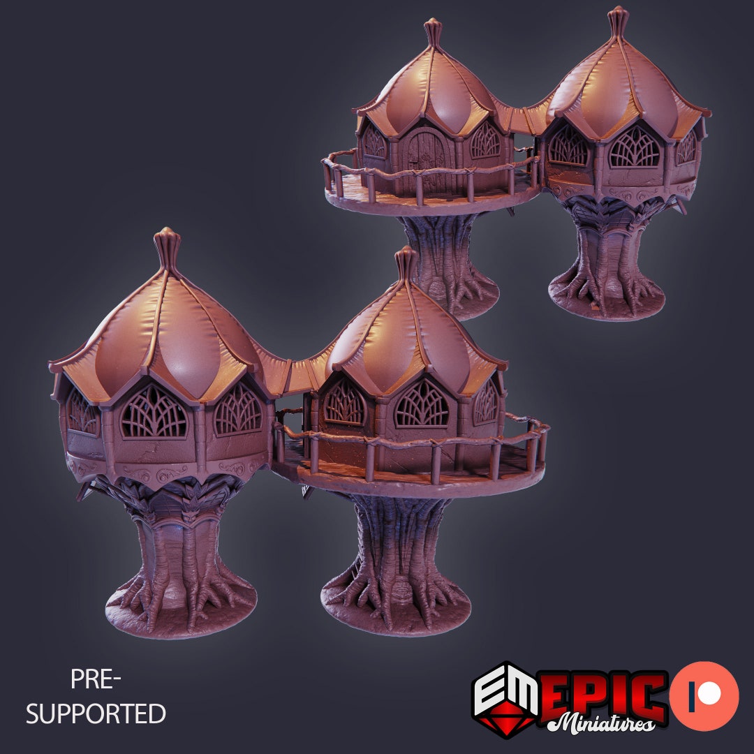 Elf Forest House, Playable Terrain Piece (3 Options Available) - Epic ...
