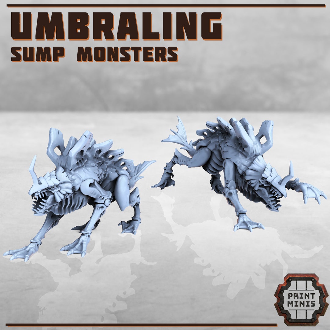 Sump Monster (2 Variants Available) - Print Minis - Etsy
