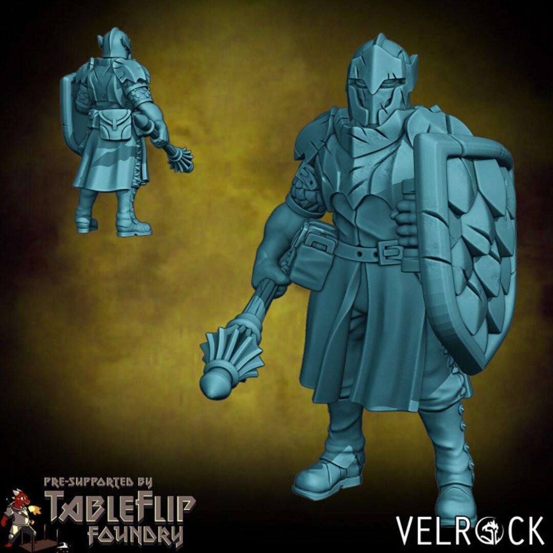 Armoured Cleric (2 Variants Available) - Velrock - Etsy