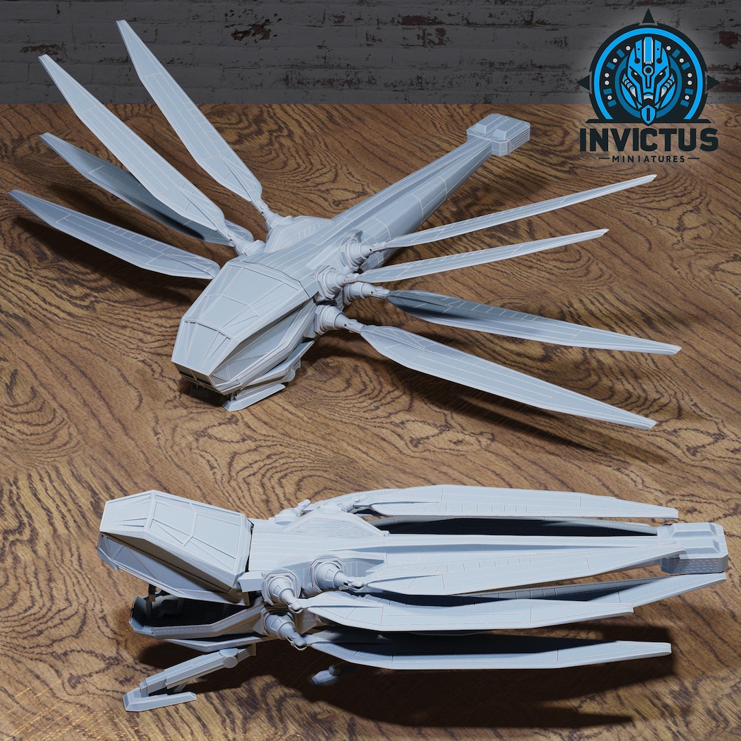 Dragonfly Helicopter (2 Variants Available) - Invictus Miniatures - Etsy