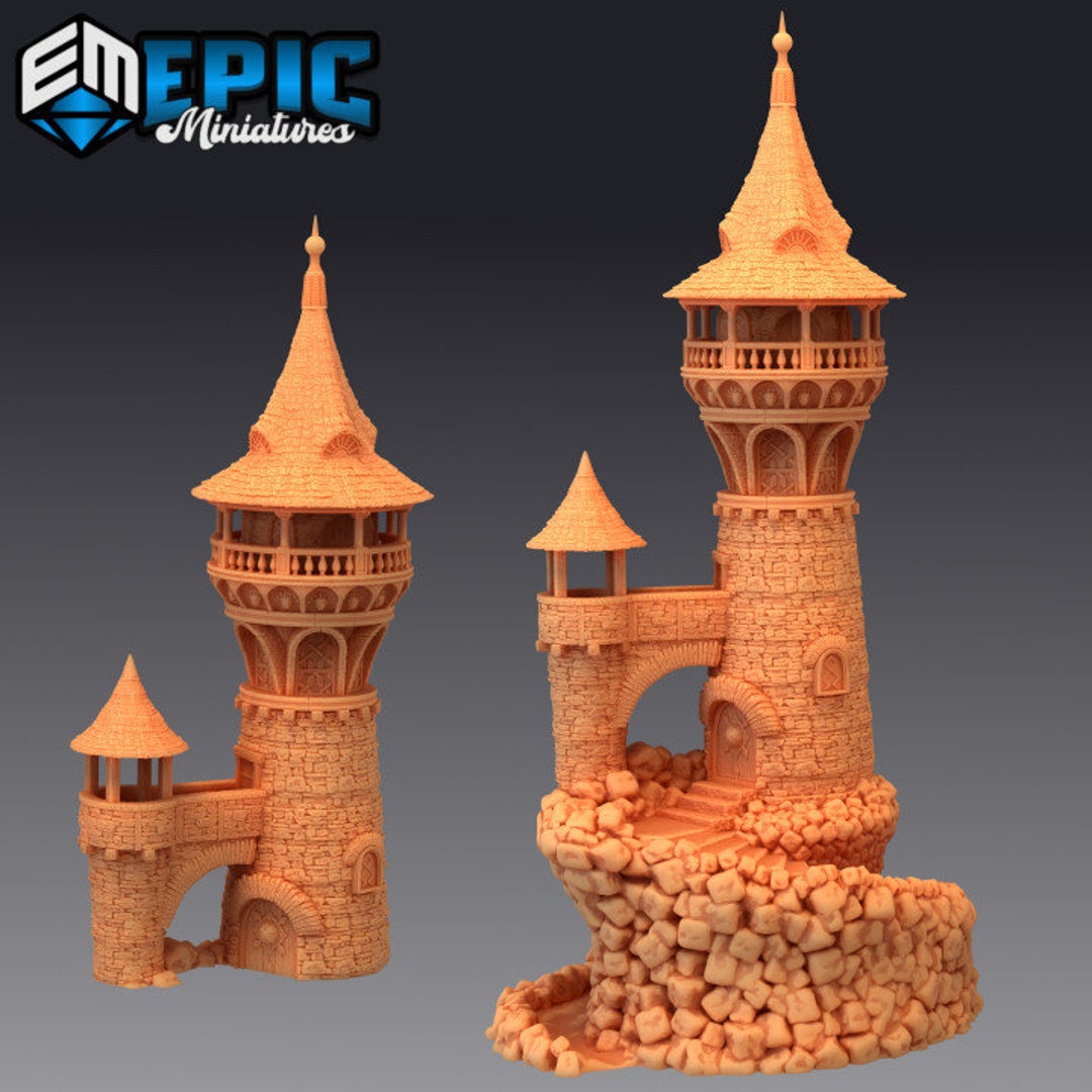 Wizard Tower, Playable Terrain Piece (2 Options Available) - Epic ...