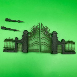 Graveyard Gate & Fence Terrain Kit - Epic Miniatures - Etsy