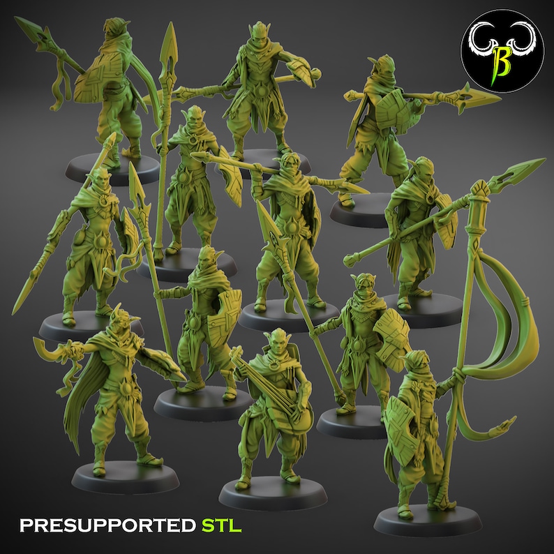 Dune Piercer, Set 2 (6 Variants Available) - Clay Beast Creations - Etsy