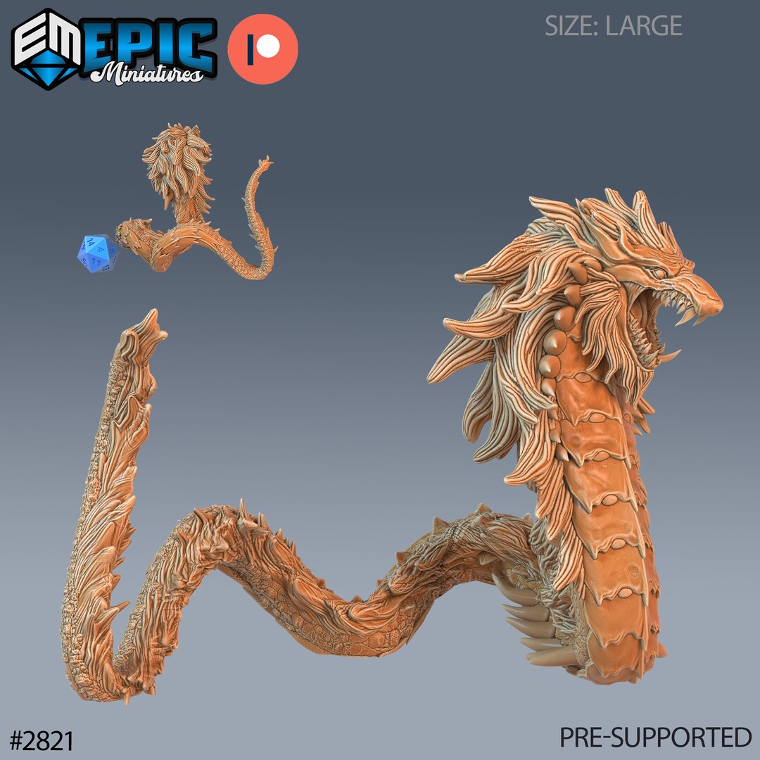 Beast Snake (3 Variants Available) - Epic Miniatures - Etsy