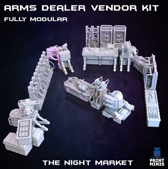 Arms Dealer Shop Kit Print Minis - Etsy