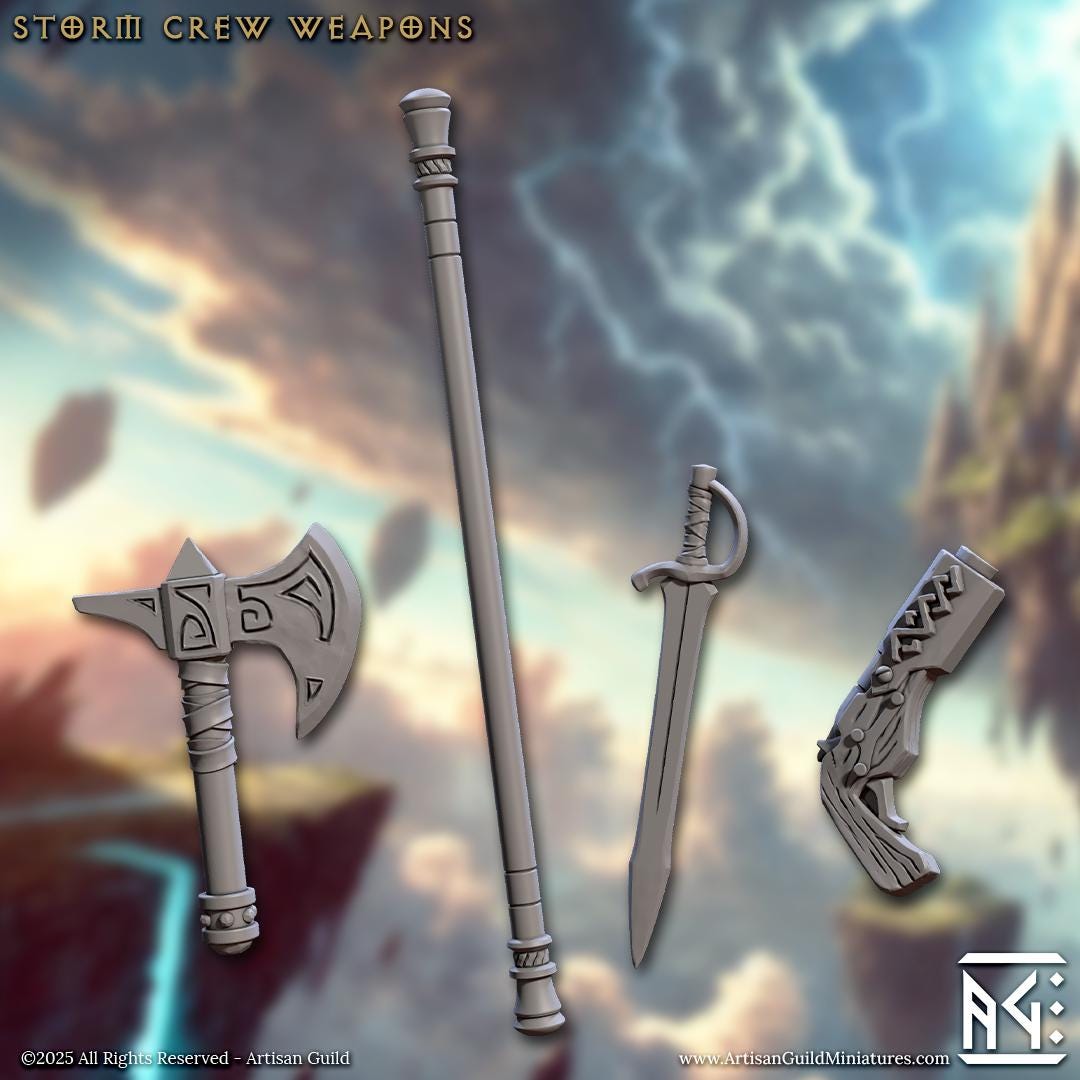 Storm Crew Weapons (4 Variants Available) - Artisan Guild - Etsy