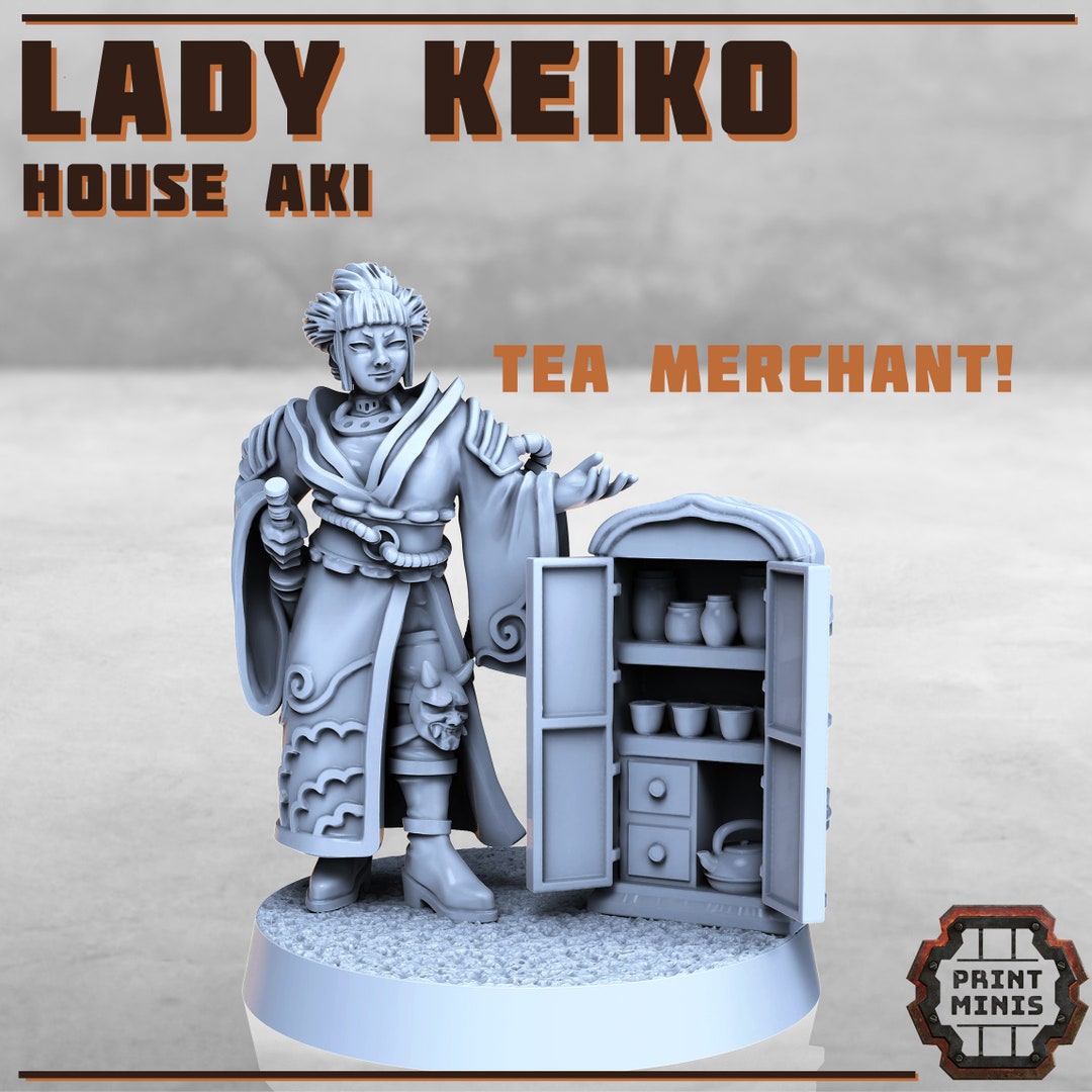Lady Keiko (2 Variants Available) - Print Minis - Etsy