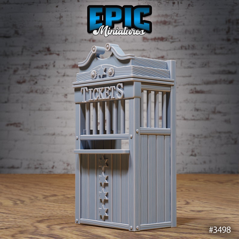 Carnival Shops, Terrain Set - Epic Miniatures - Etsy