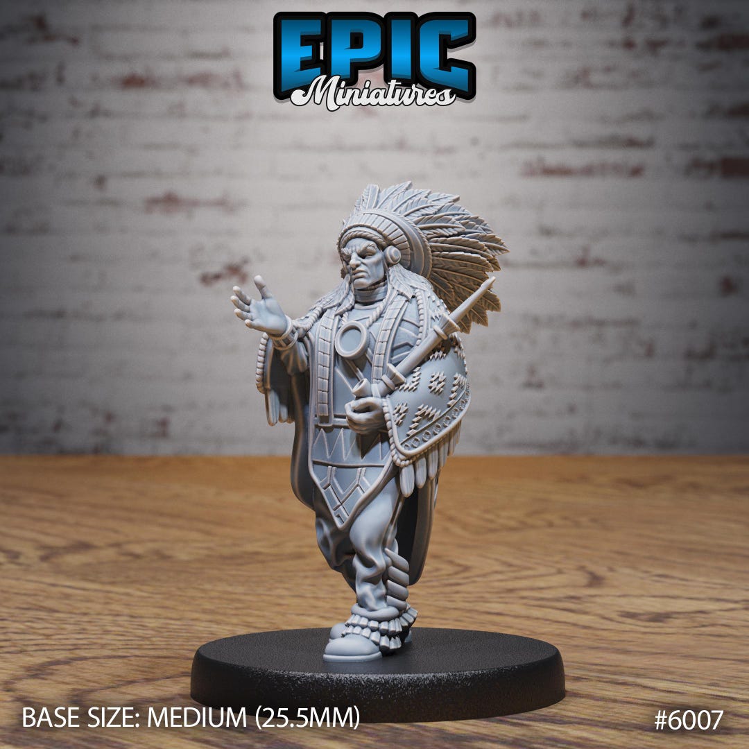 Native Tribe, Set 1 (3 Variants Available) - Epic Miniatures - Etsy