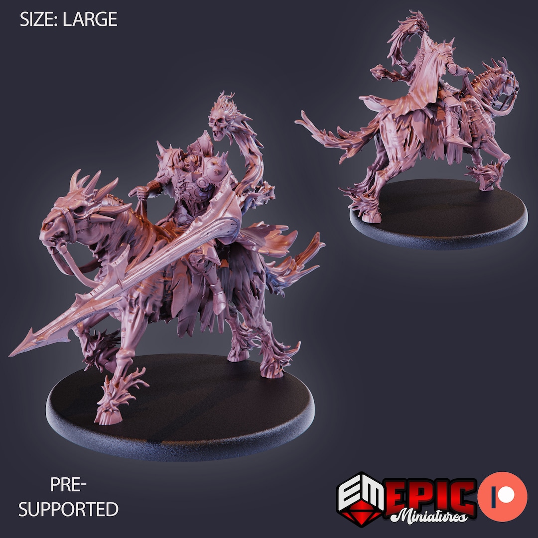 Dullahan Rider 5 Variants Available Epic Miniatures - Etsy