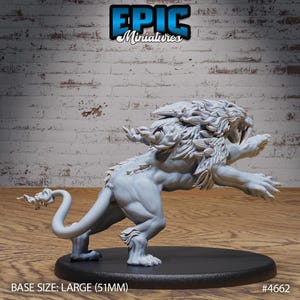Sabertooth Beast 3 Variants Available Epic Miniatures - Etsy