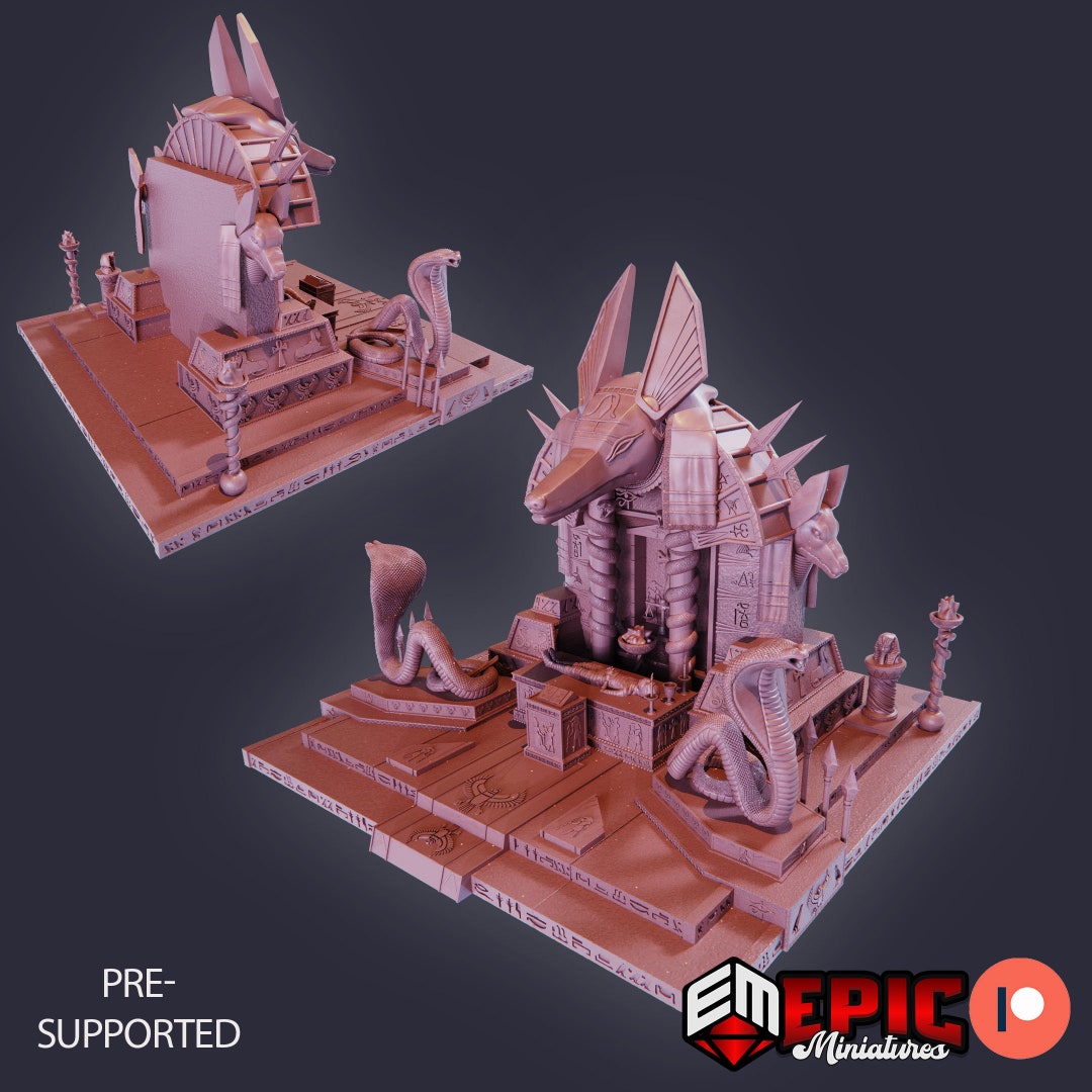Anubis Shrine, Terrain Piece - Epic Miniatures - Etsy