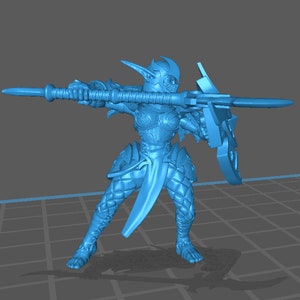 Night Elf Sentinel (6 Variants Available) - Velrock - Etsy