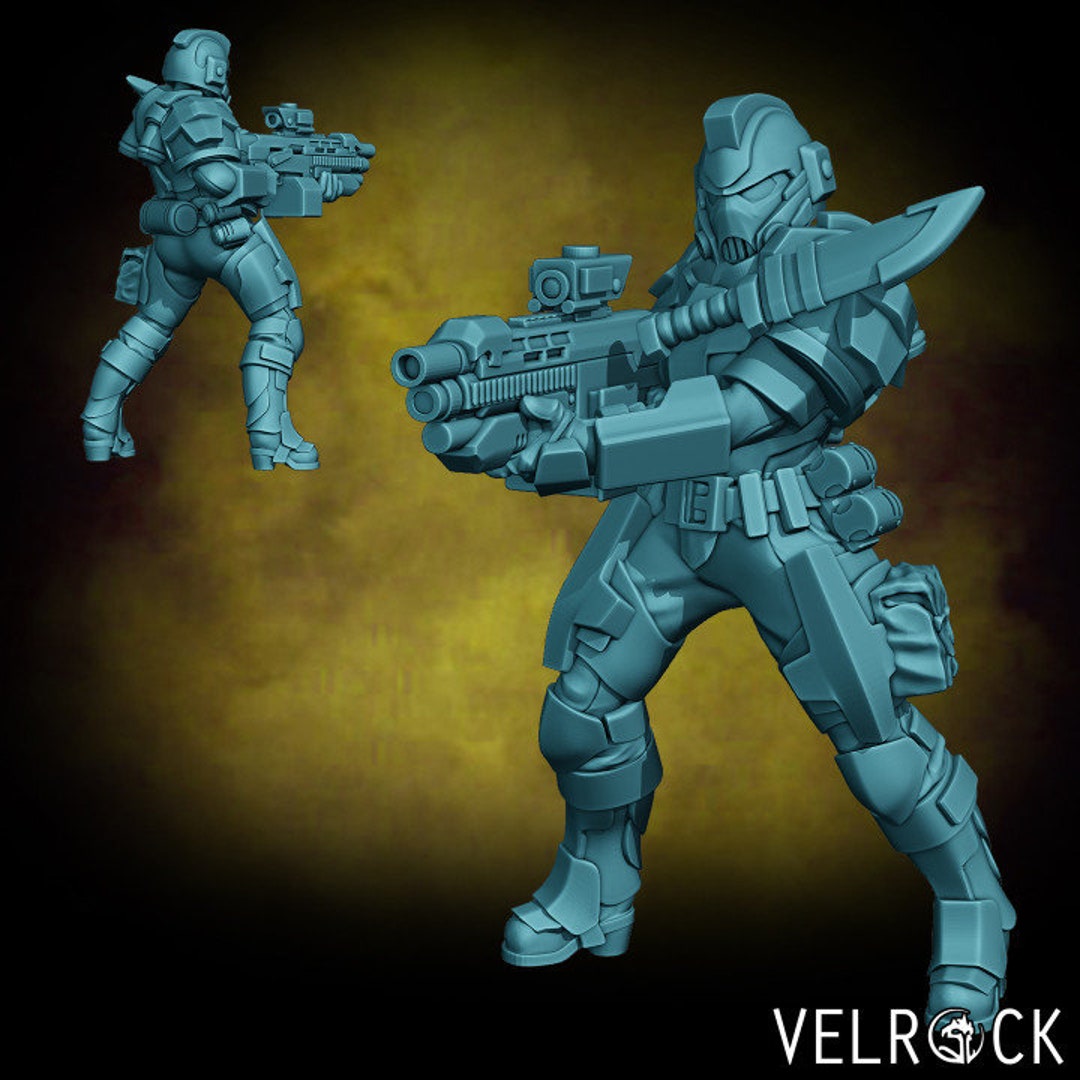 Tempest Guard Knight - Female (5 Variants Available) - Velrock - Etsy